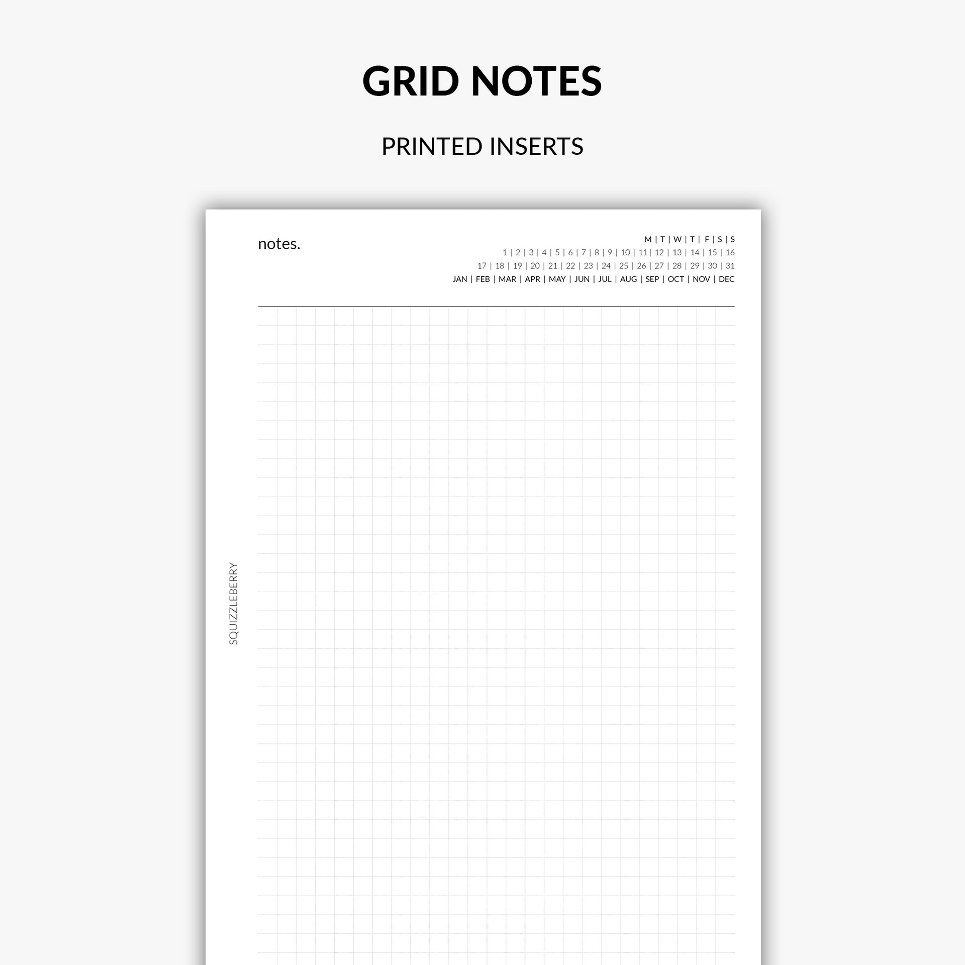 Grid Notes – SquizzleBerry