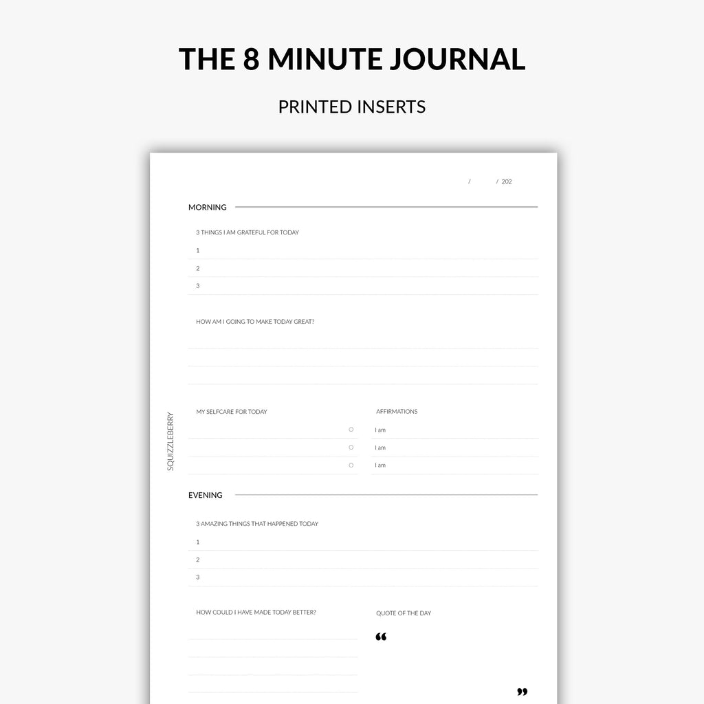 The 8 Minute Journal – SquizzleBerry